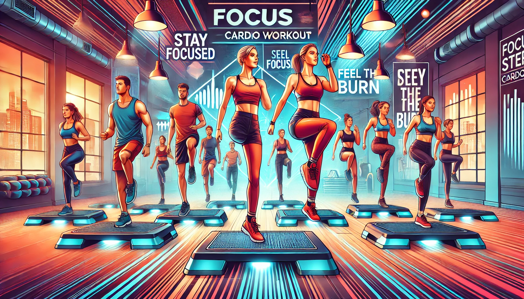 Focus Step: An Intense Cardio Workout to Get Fit and Energized - Focusfit